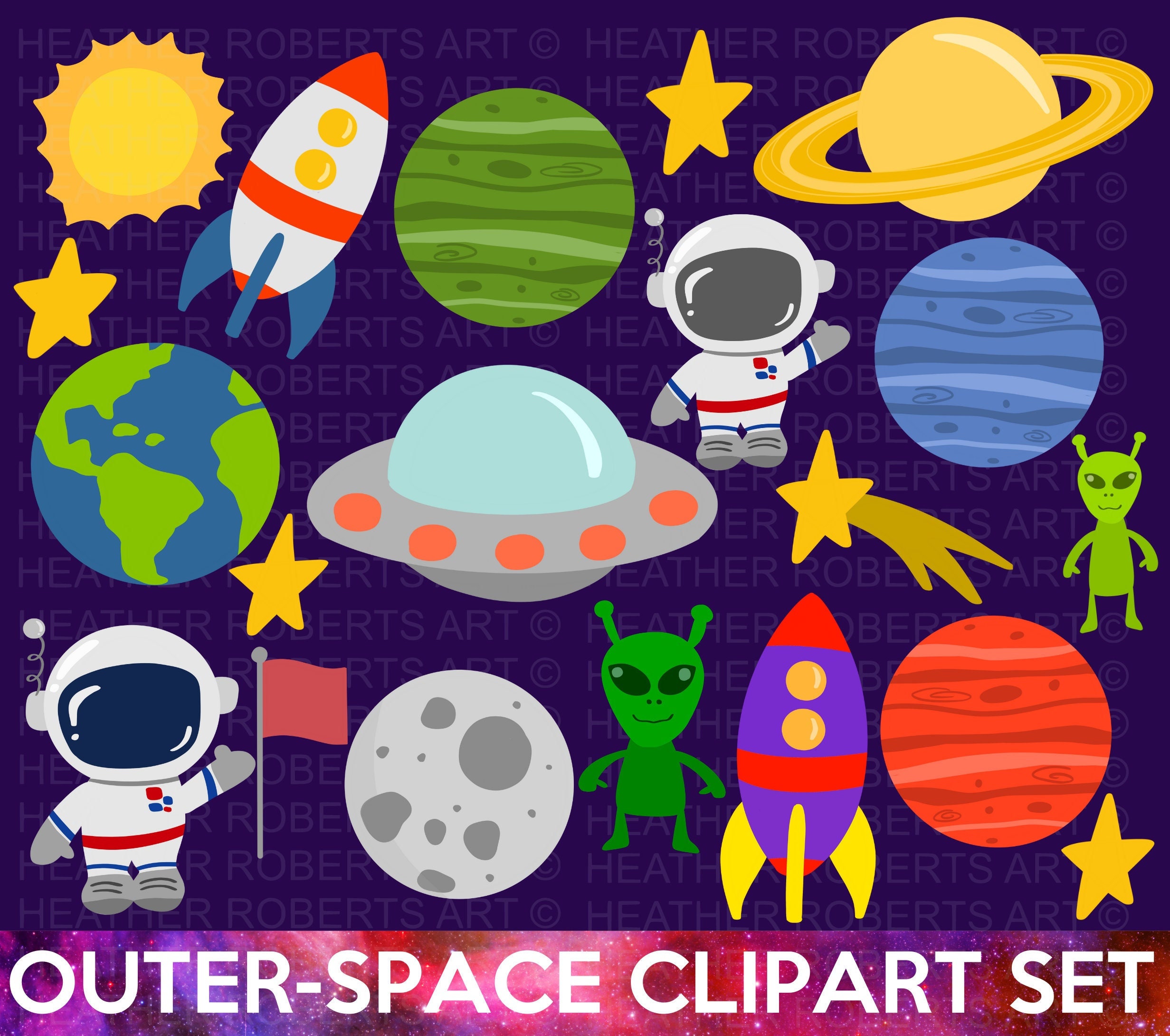 Ooping Astronaut Clip Art