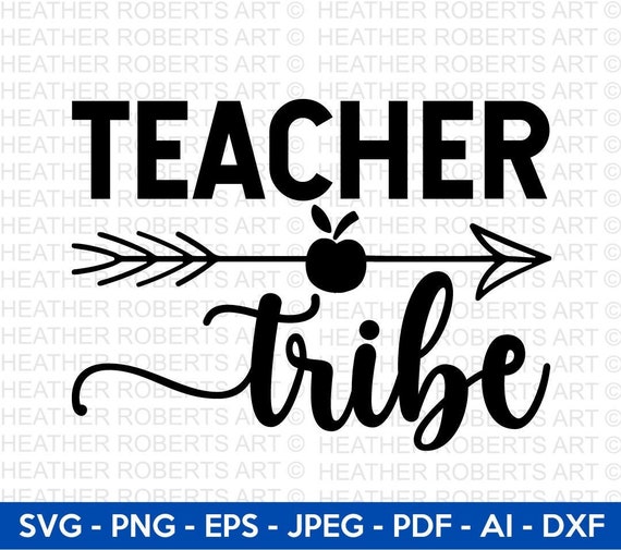 Teacher Tribe SVG Teacher Svg Back to School Svg School - Etsy