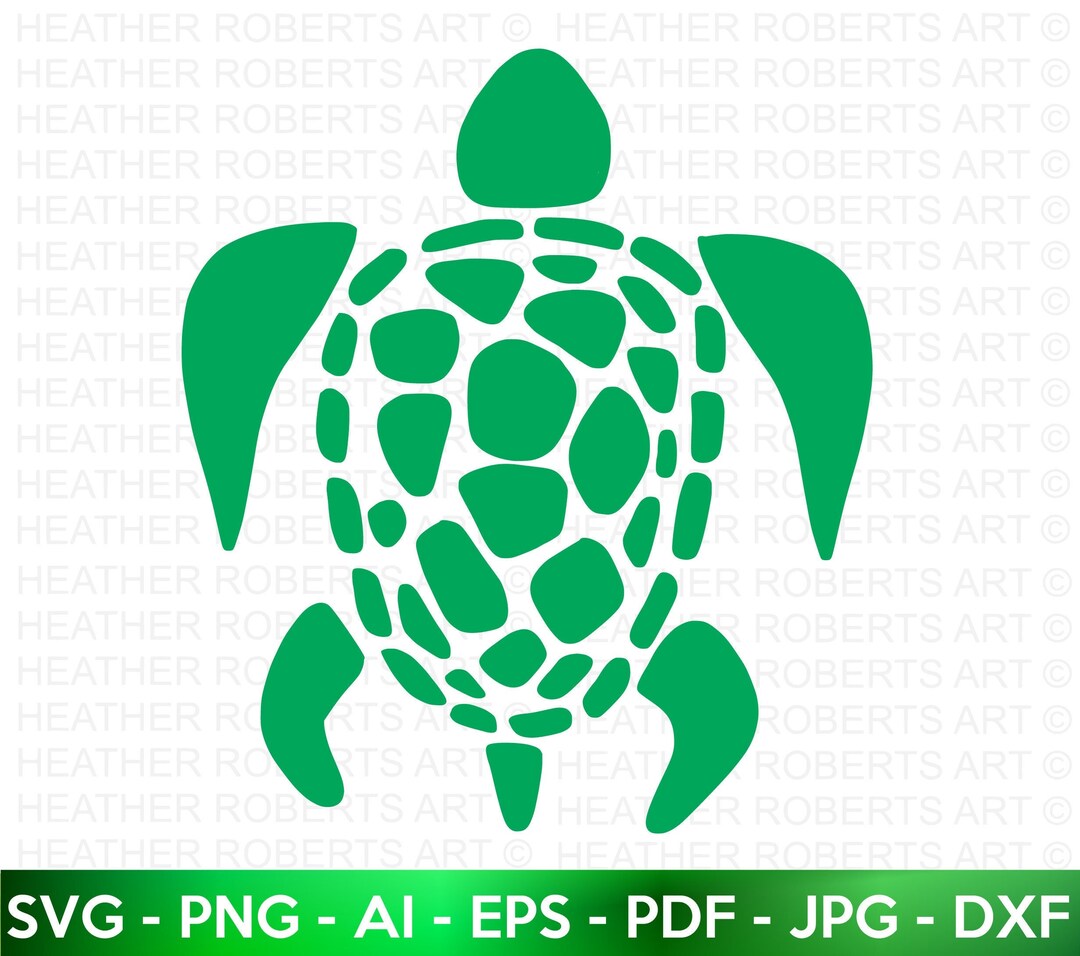 Tribal Sea Turtle SVG: Summer Ocean Clipart (cut File) - Etsy