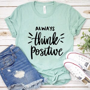 Always Think Positive SVG, Think Positive SVG, Motivational Quotes Svg ...