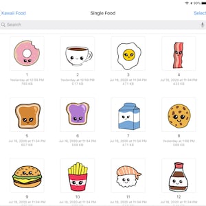 Perfect Match Kawaii Clipart Set PNG Cute Food Clip Art Friendship Best ...