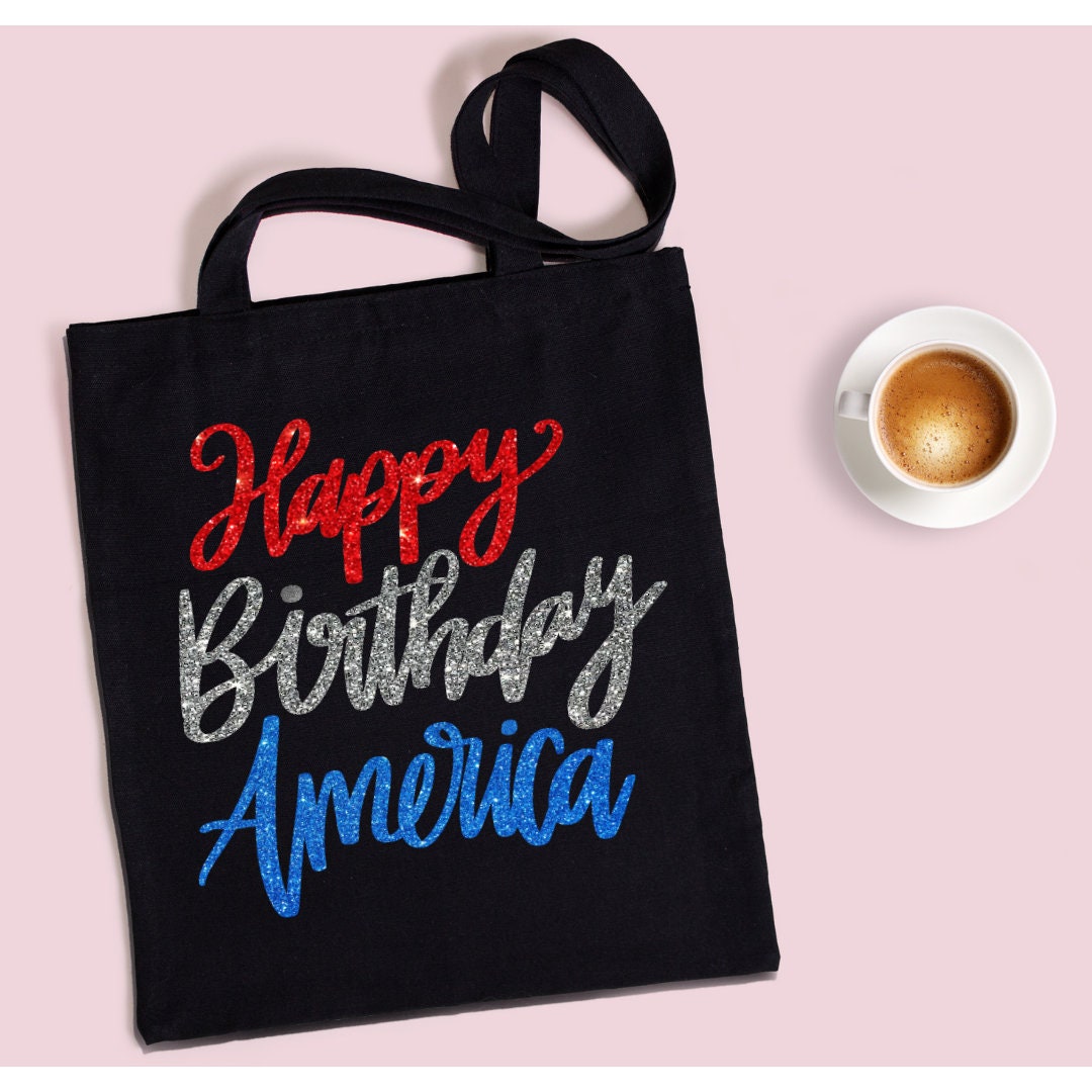 Happy Birthday America SVG: 4th of July USA Flag (cut File) - Etsy