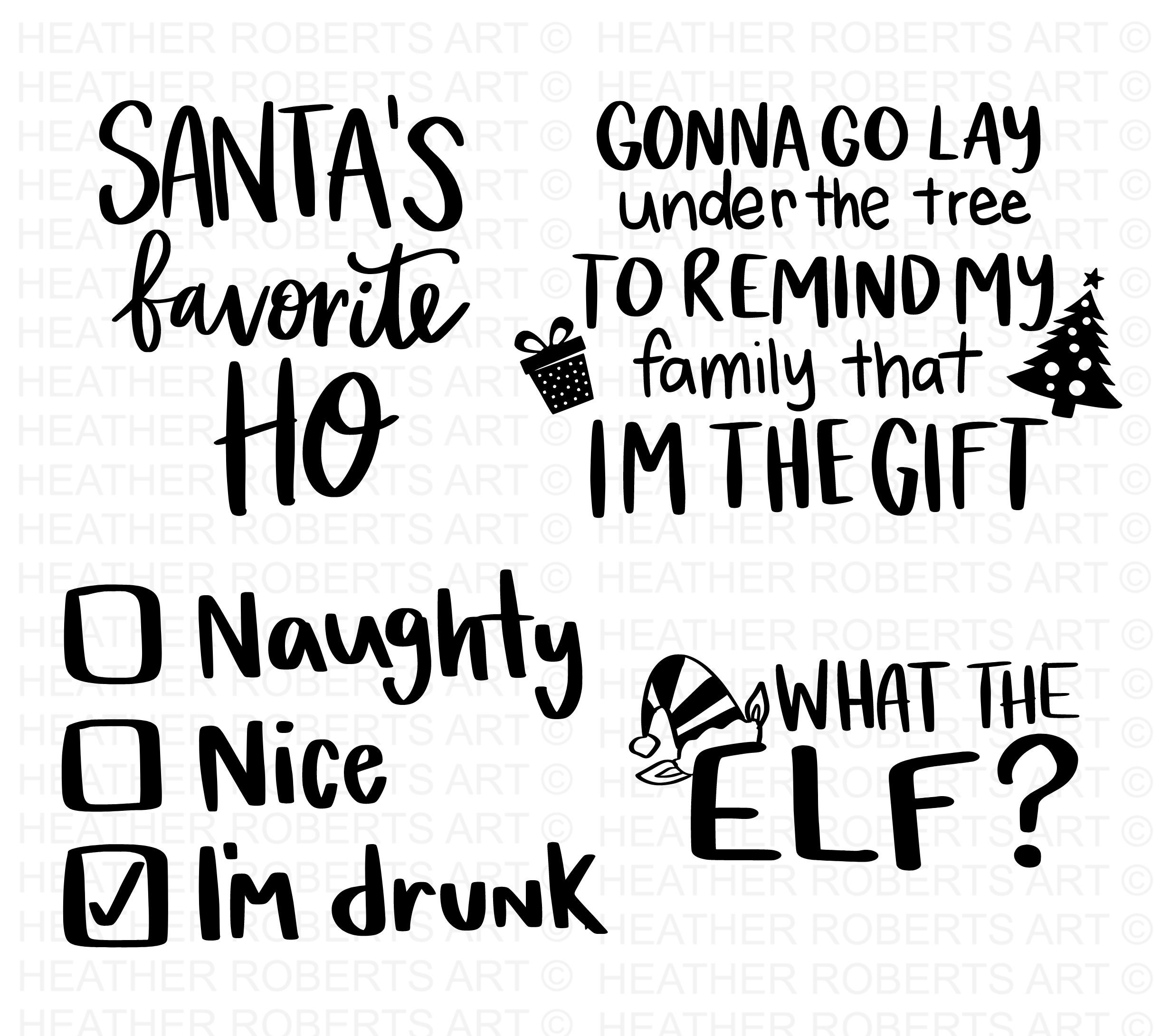 Funny Christmas SVG Bundle Naughty Svg Adult Christmas SVG - Etsy