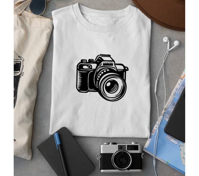 Camera SVG: Photographer Clipart, Cricut Cut File - Etsy