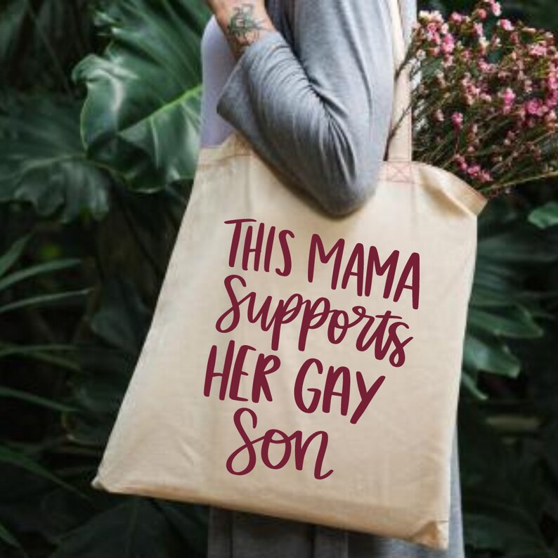 Mama Supports Gay Son Svg LGBT Ally SVG Gay Ally Svg Mom - Etsy