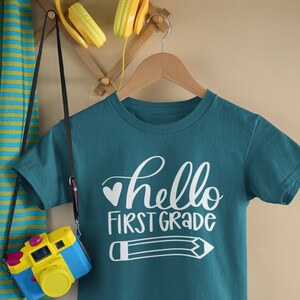 First Grade SVG, Hello First Grade SVG, Back to School SVG, School ...