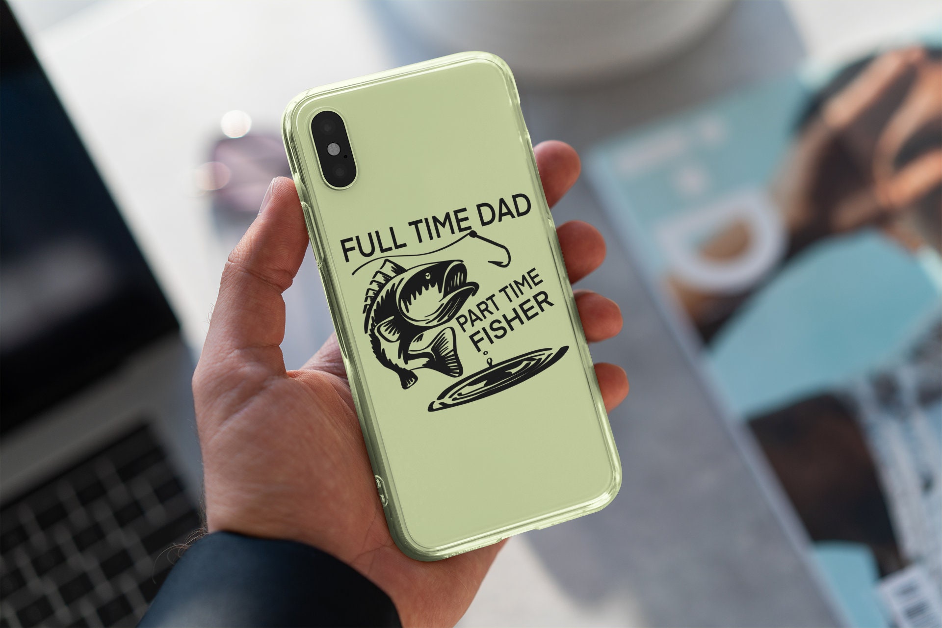 Full Time Dad Part Time Fisher SVG Father's Day SVG Dad - Etsy