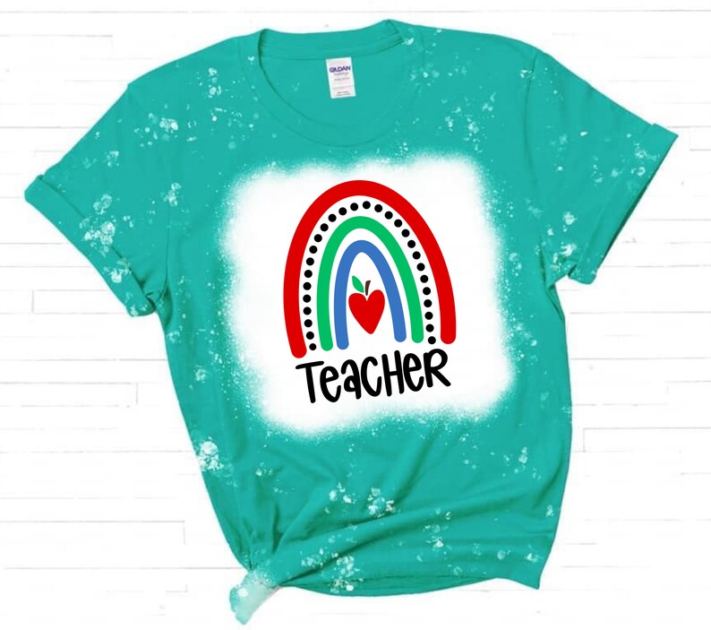 Teacher Rainbow SVG Teacher Sublimation Teacher Svg Back to - Etsy