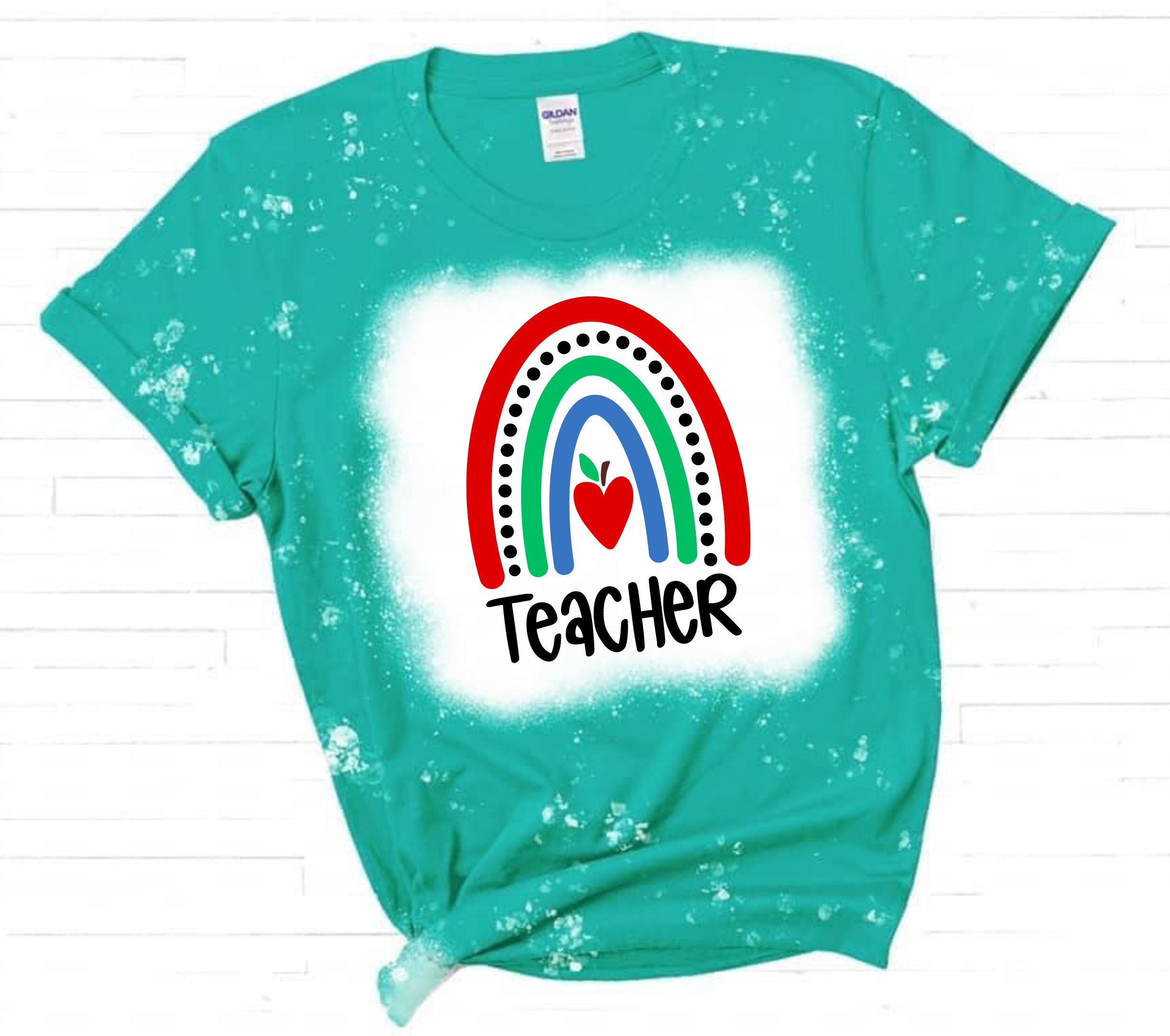 Teacher Rainbow SVG Teacher Sublimation Teacher Svg Back to - Etsy