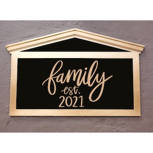 Family Est 2021 SVG, Family Established 2021 Svg, Family Wall Decor SVG ...