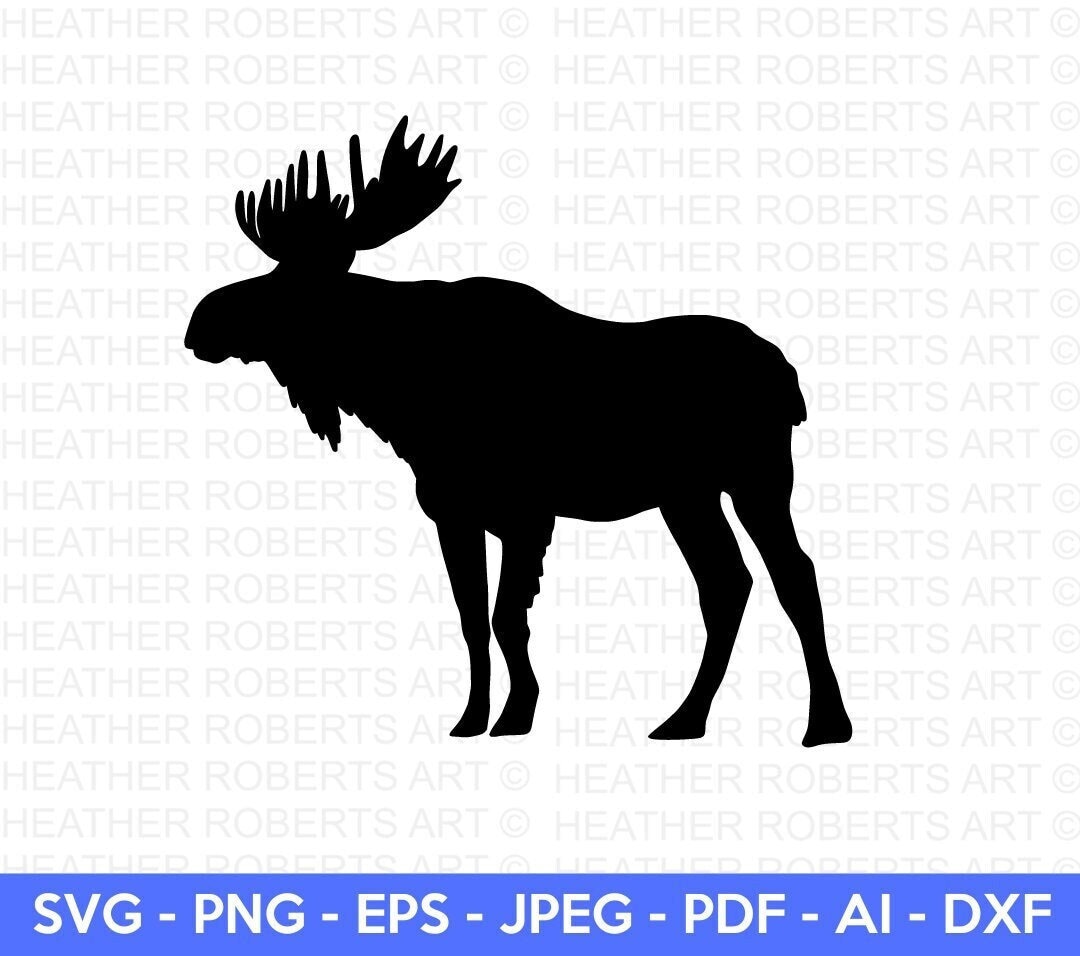 Moose SVG, Nature Moose Svg, Baby Moose Svg, Animals Svg, Moose ...