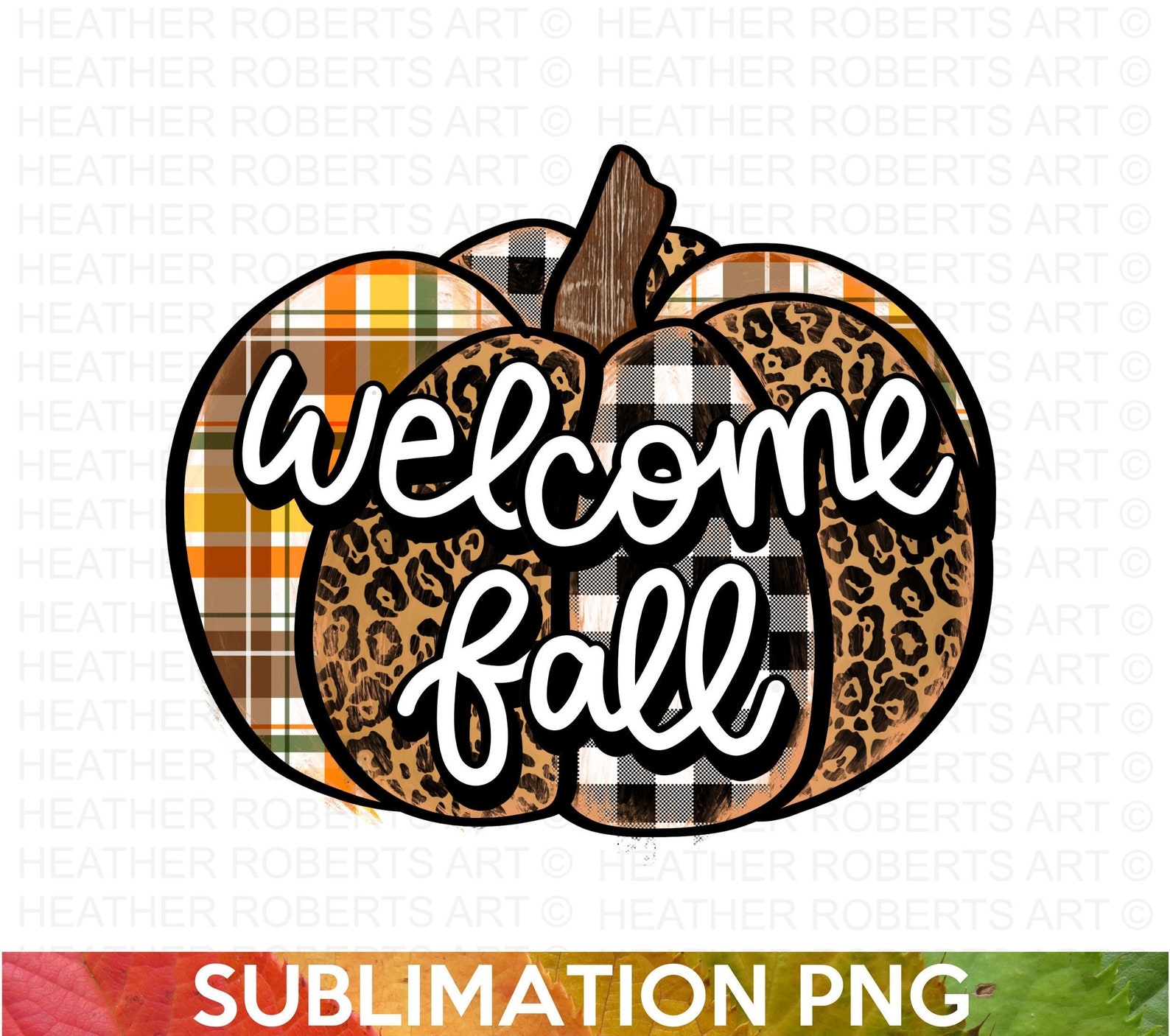 Welcome Fall Sublimation Fall PNG Autumn PNG Thanksgiving | Etsy