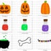 Halloween Clipart Set, Halloween PNG, Cute Halloween Clipart Set, Witch ...