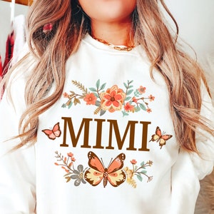 Mimi Floral Mothers Day Sublimation, Mama PNG, Mothers Day PNG ...