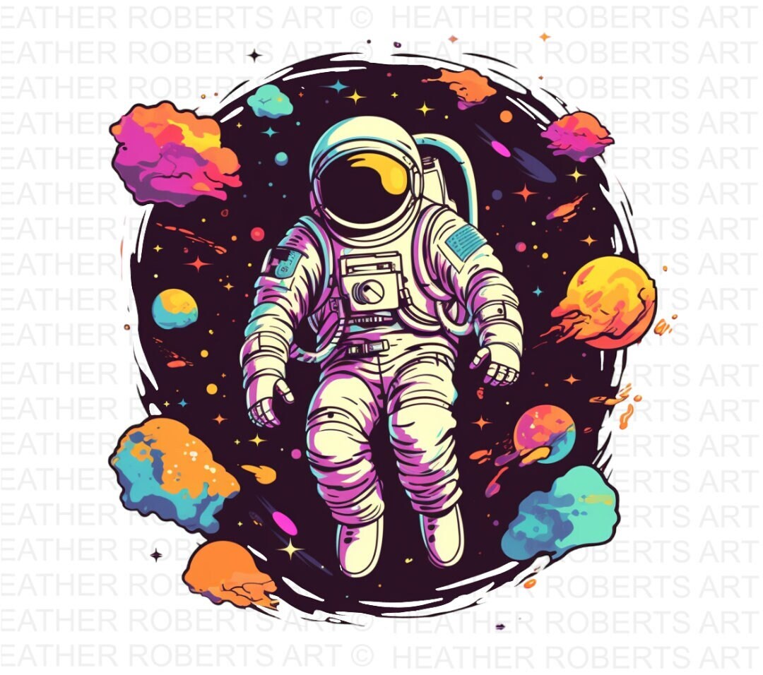 Psychedelic Astronaut, Astronaut PNG, Astronomy PNG, Psychedelic Png ...