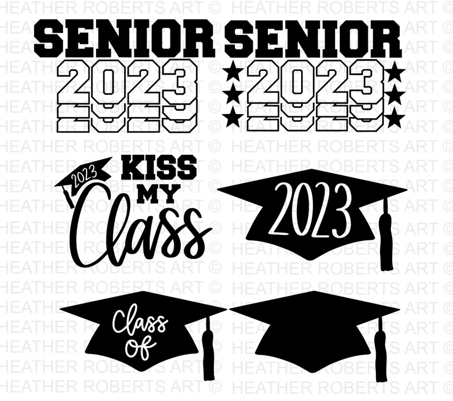Graduation SVG Bundle Proud Graduate 2023 SVG Senior 2023 - Etsy