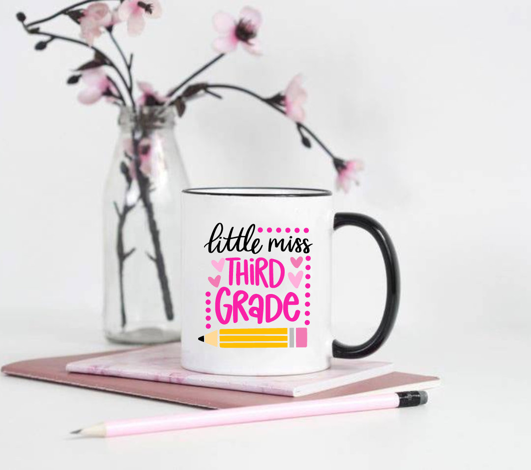 Little Miss Third Grade SVG: Back to School Shirt, Teacher Cut File ...