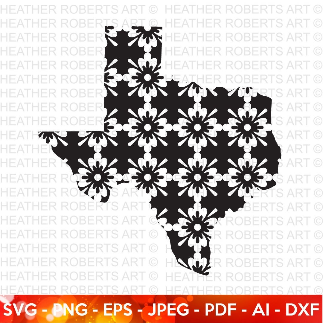 Texas Pattern Design SVG, Texas Svg, Texas Clipart, Texas Silhouette ...