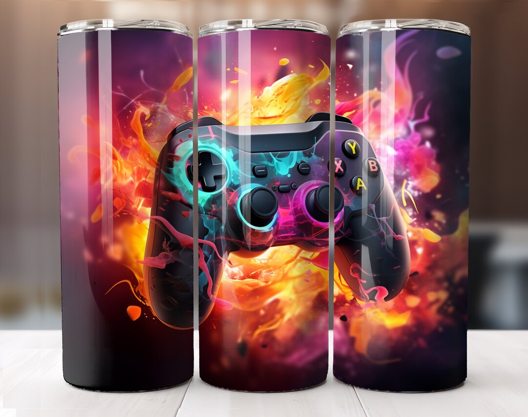 Game Controller 20 Oz Tumbler Wrap: Video Game Sublimation (PNG) - Etsy