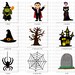 Halloween Clipart Set, Halloween PNG, Cute Halloween Clipart Set, Witch ...