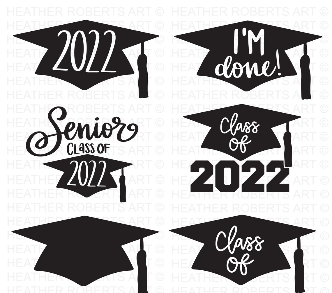 Graduation SVG Bundle Proud Graduate 2022 SVG Senior 2022 - Etsy