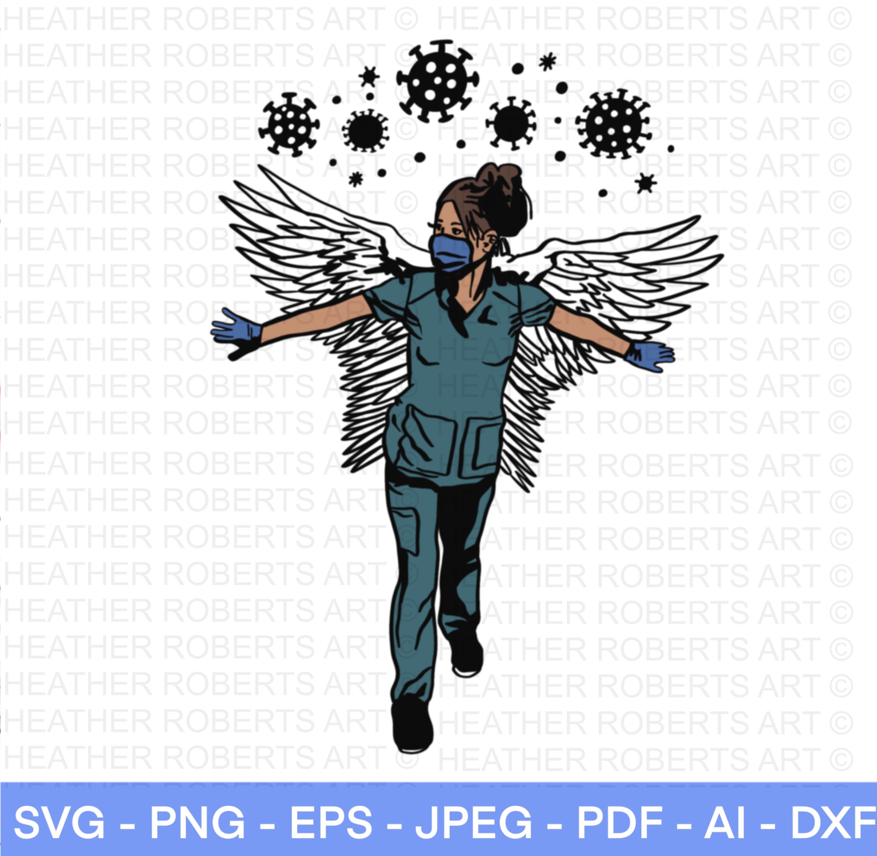 Art & Collectibles SVG nurse gift artwork high resolution Digital art ...
