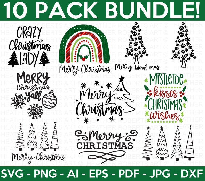 Christmas SVG Bundle Christmas SVG Winter Svg Santa SVG - Etsy