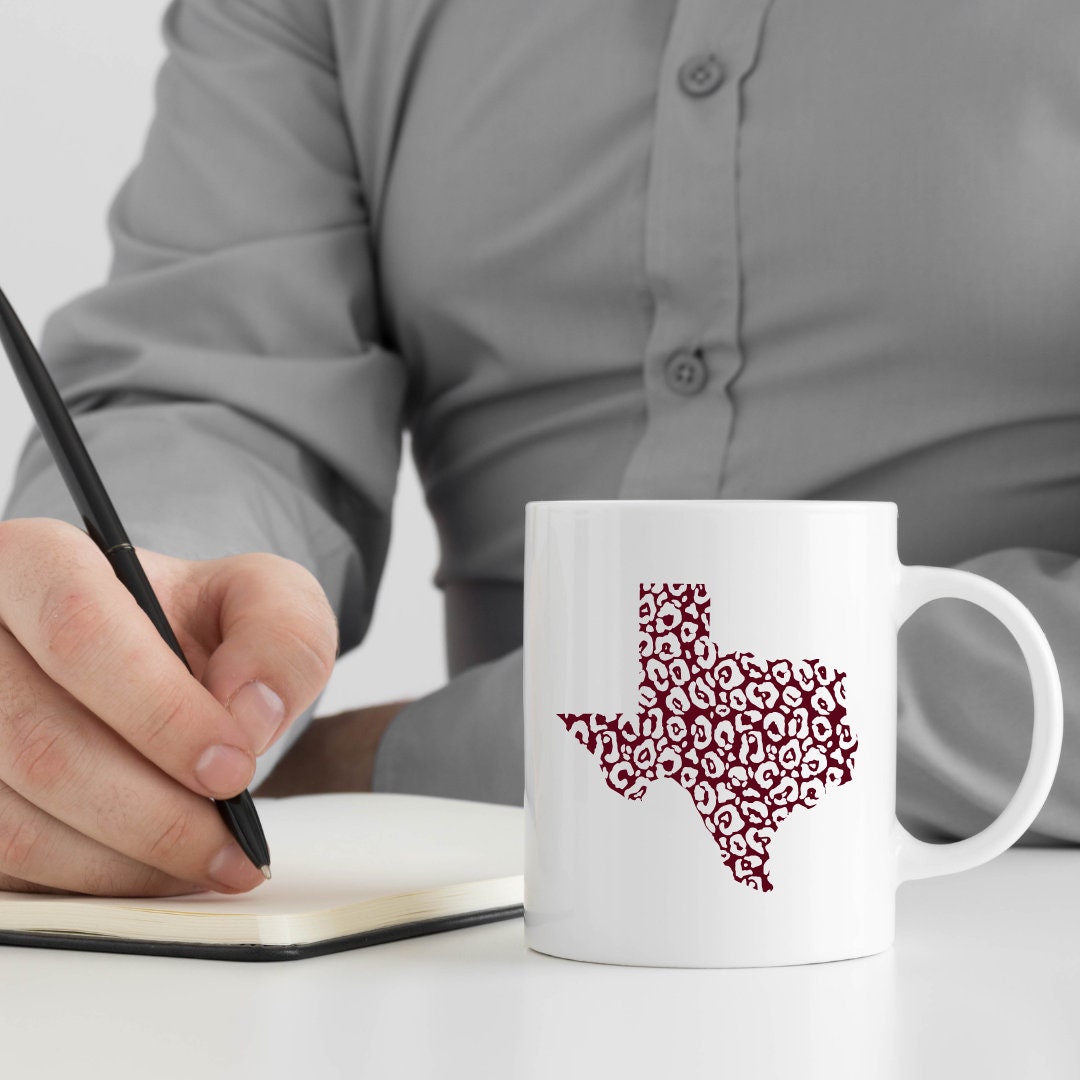 Texas Leopard Print SVG Texas Svg Texas Clipart Texas - Etsy