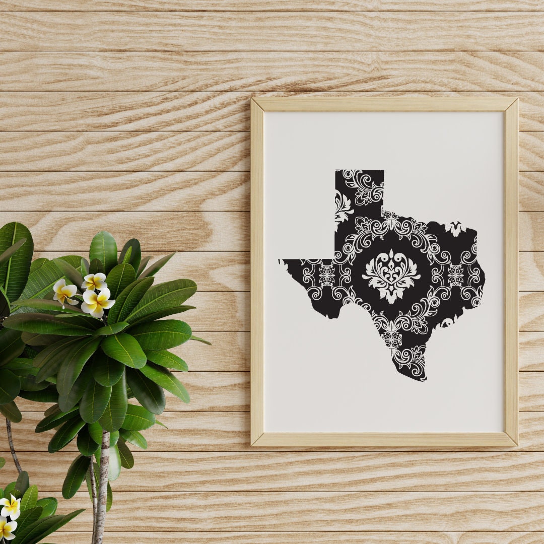 Texas Pattern Design SVG Texas Svg Texas Clipart Texas - Etsy