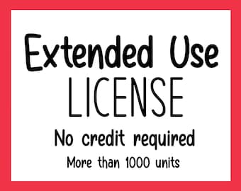 Commercial Use Standard License - Etsy