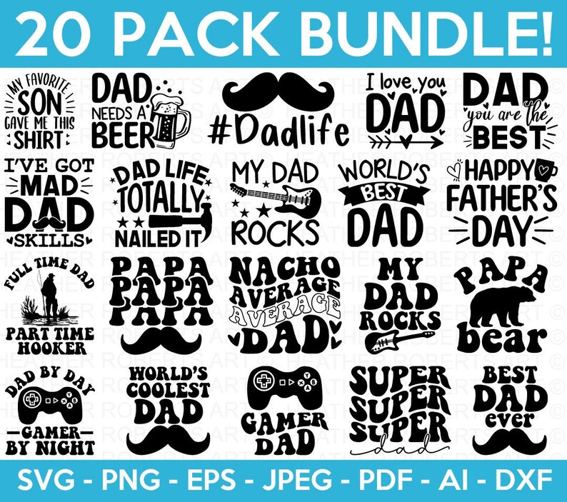 Father's Day Svg Bundle, Dad Svg, Father Svg, Papa Svg, Gift for Dad ...