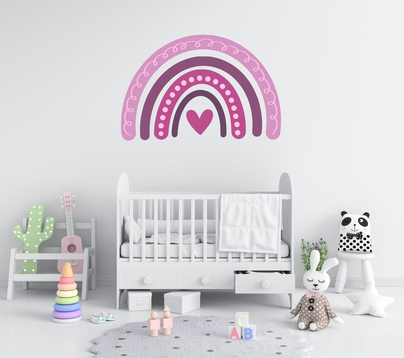 Rainbow SVG Bundle Baby Rainbow SVG Bundle Nursery Rainbow - Etsy