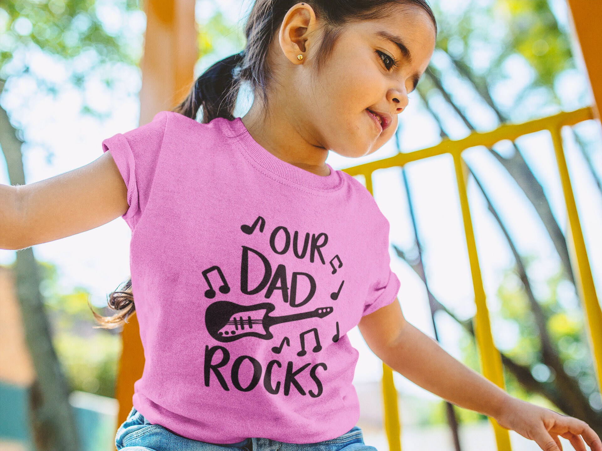 Our Dad Rocks SVG Father's Day SVG Dad Shirt Svg Gift - Etsy