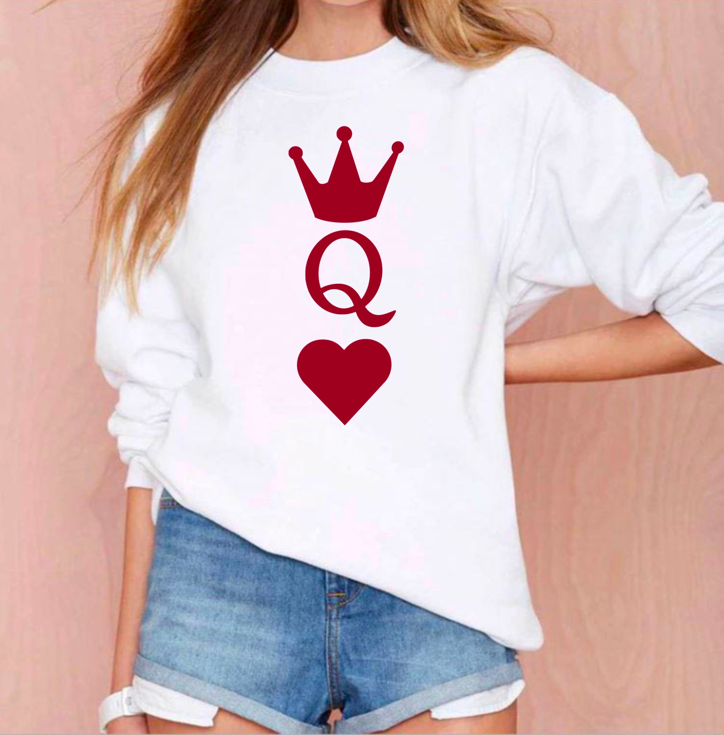 Queen of Hearts Svg Queen SVG Crown Svg EPS PNG Jpeg | Etsy Canada