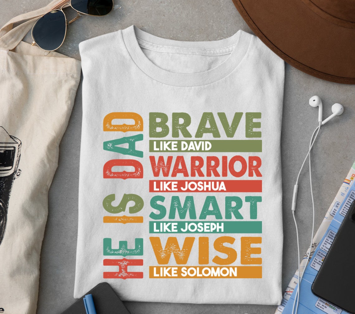 Brave Dad Bible Verse PNG (digital Download) - Etsy