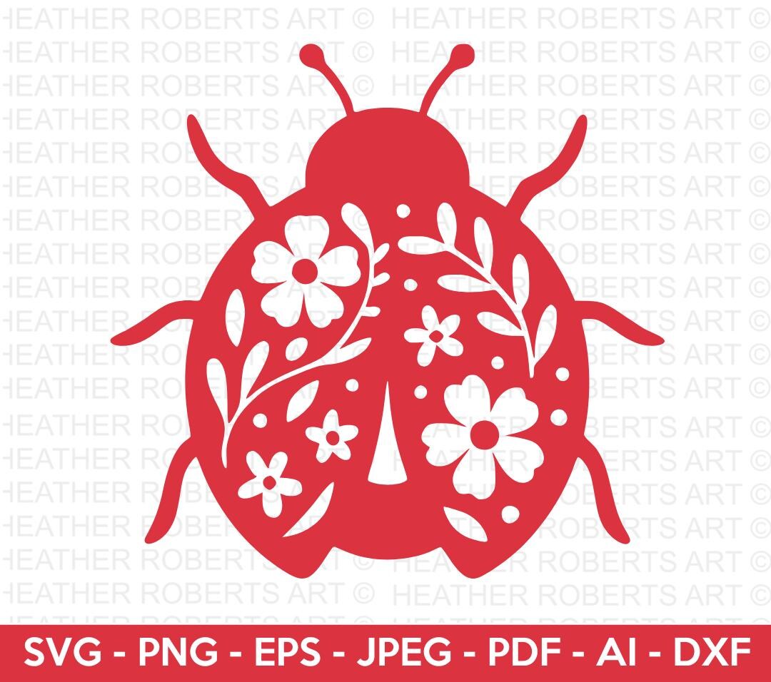 Ladybug Svg, Ladybug Cutting File, Ladybug Cut File, Cute Ladybug Svg ...