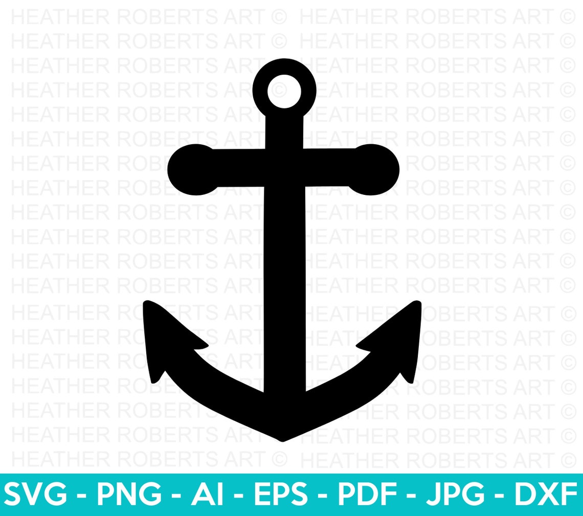 Anchor SVG Nautical SVG Marine SVG Boat Anchor Svg Anchor - Etsy