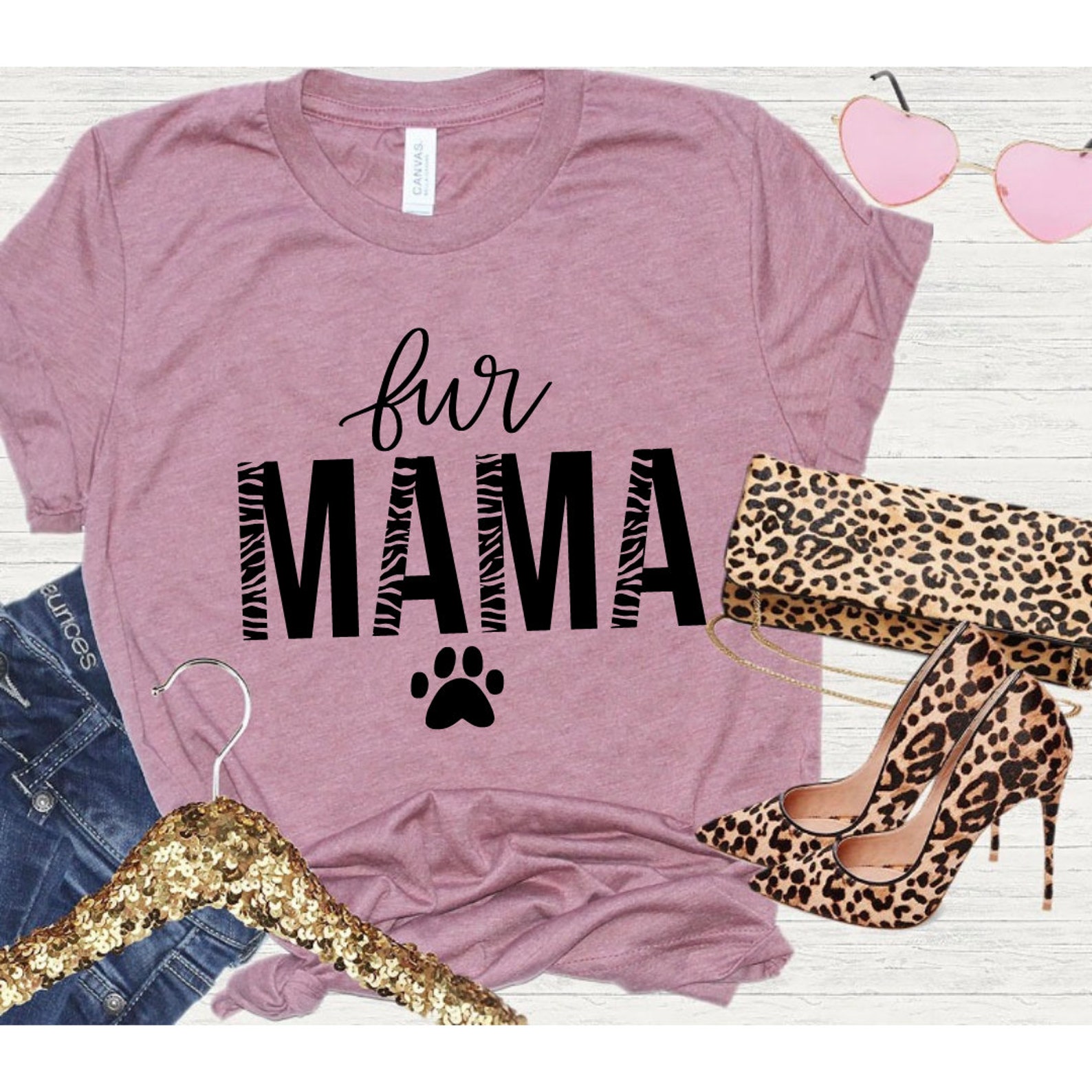 Fur Mama SVG Half Leopard SVG Fur Mom Svg Dog Mom Svg Dog | Etsy