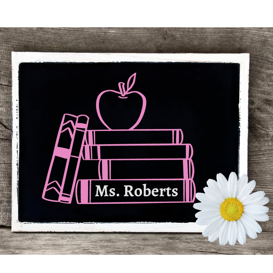 Teacher Monogram SVG Teacher Sign SVG Teacher SVG Book Svg | Etsy