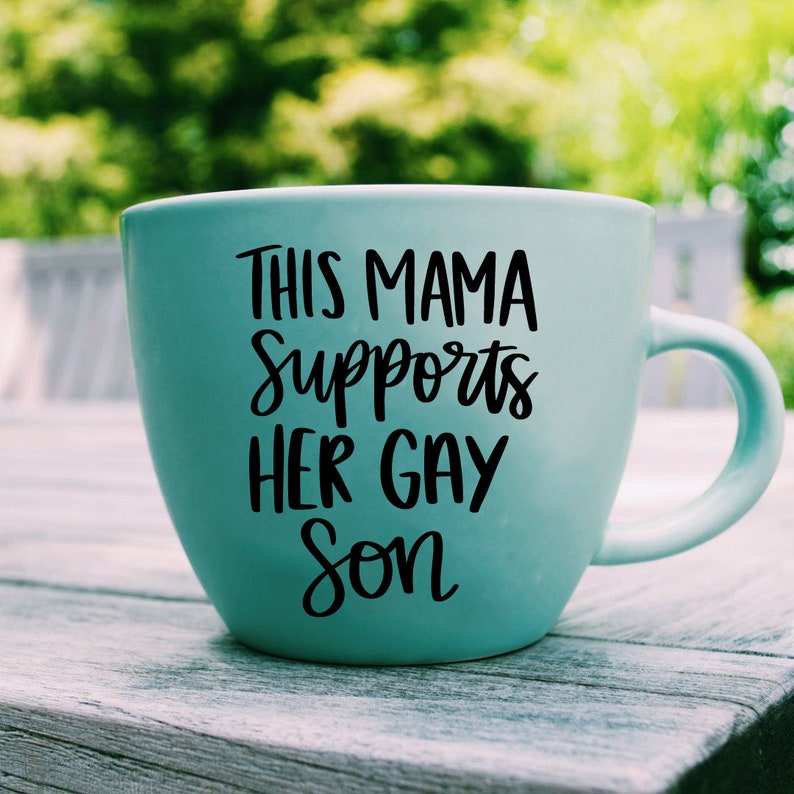 Mama Supports Gay Son Svg LGBT Ally SVG Gay Ally Svg Mom - Etsy