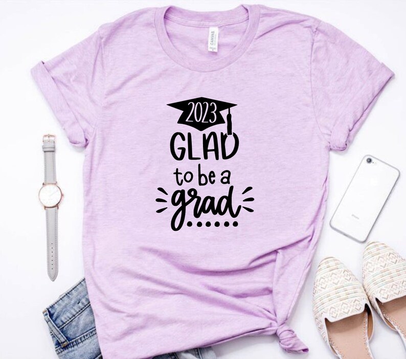 Glad to Be a Grad SVG Graduation Cap SVG Graduation 2023 - Etsy