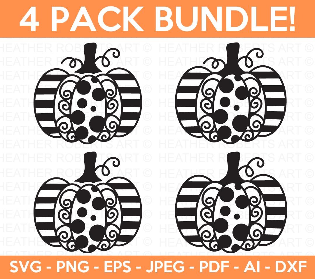 Pumpkin SVG Bundle, Pumpkin SVG, Pumpkin Vector, Halloween Svg, Pumpkin ...