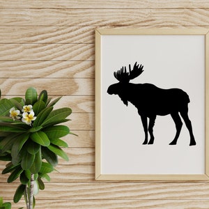 Moose SVG, Nature Moose Svg, Baby Moose Svg, Animals Svg, Moose ...