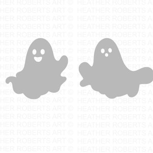 Ghost SVG Bundle: Halloween Clipart, Cut Files (37 Files) - Etsy