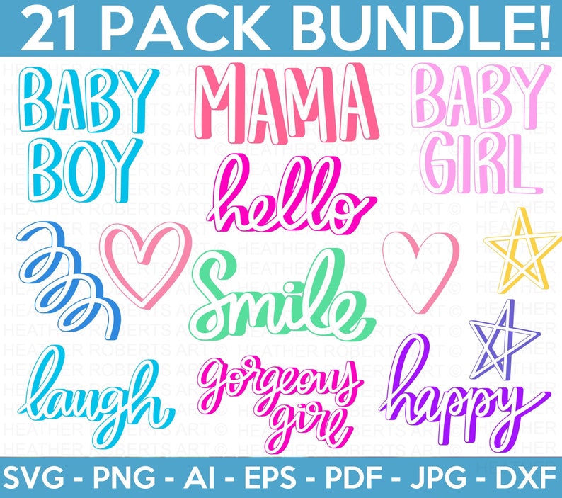 3D Words and Shapes SVG Bundle 3D Shapes SVG 3D Words SVG - Etsy