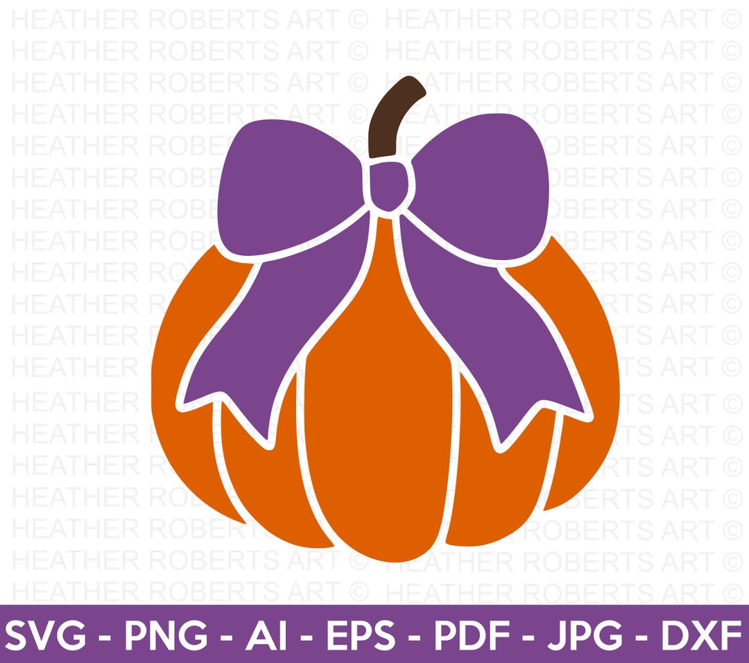 Pumpkin With Bow SVG, Pumpkin SVG, Fall SVG, Fall Pumpkin Shirt Svg ...