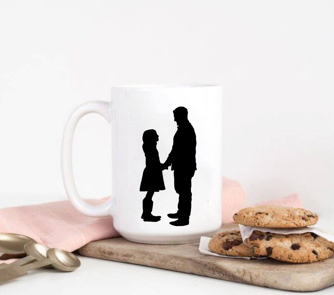 Father Daughter Silhouette SVG Dad Svg Father Daughter - Etsy