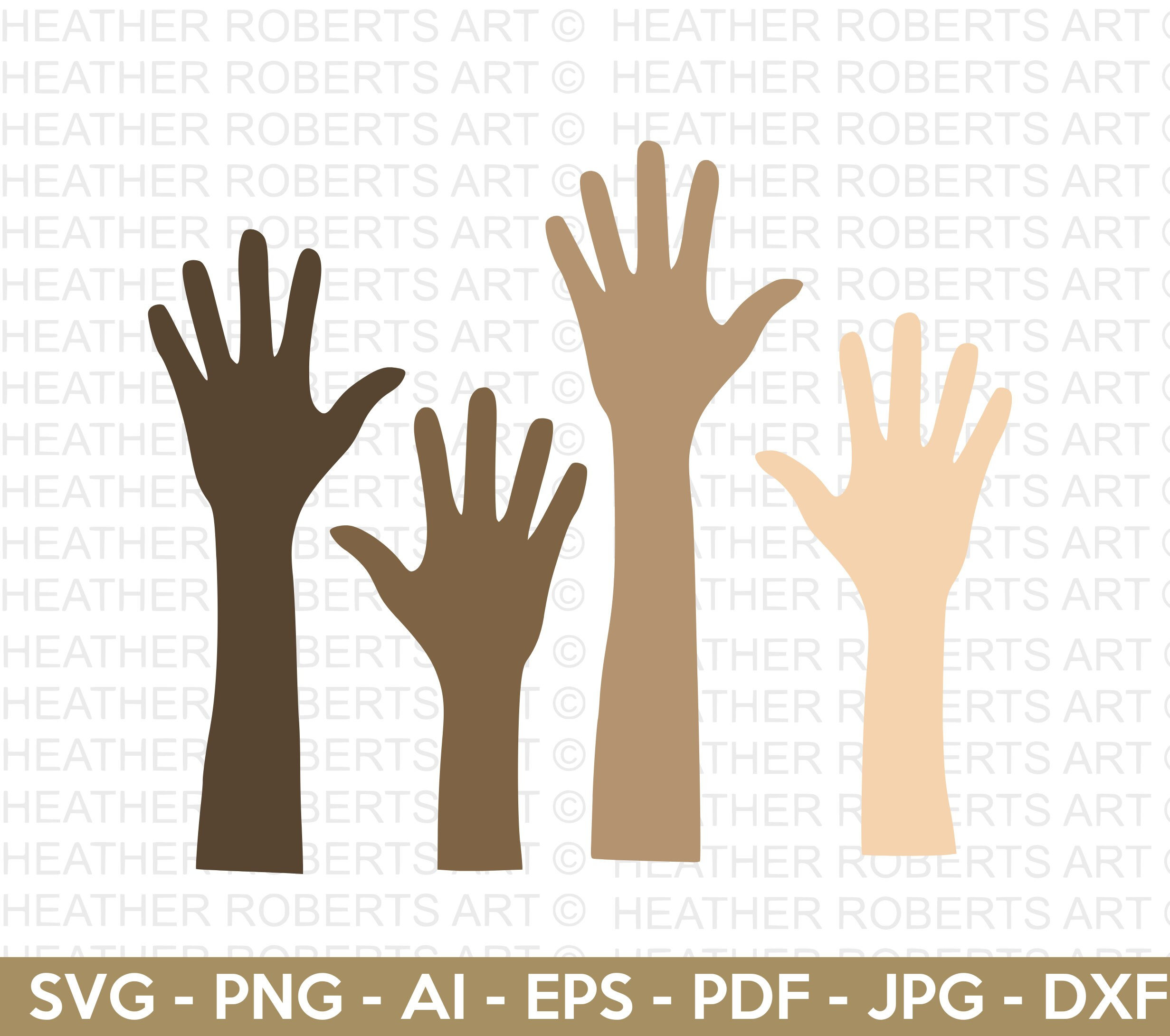 Hands SVG Hands of Different Races SVG Body Part Svg Hands - Etsy Australia