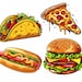 Junk Food Clipart Set: Fast Food PNG Images (digital Download) - Etsy