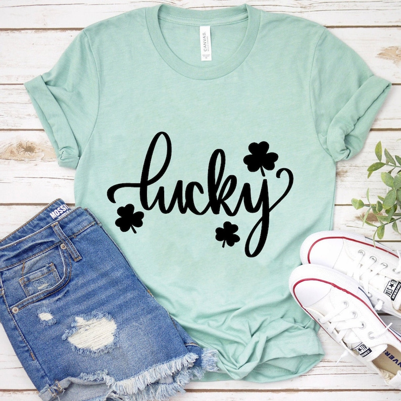 Lucky Clover SVG - St. Patrick's Day Irish Cut File (digital Download ...